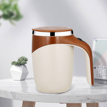 Retro Coaster Mixing Cup | The Self Stirring Mug